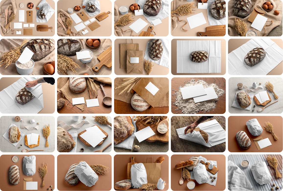 Bakery Branding Mockup Kit | Premium & Free PSD Mockup Store