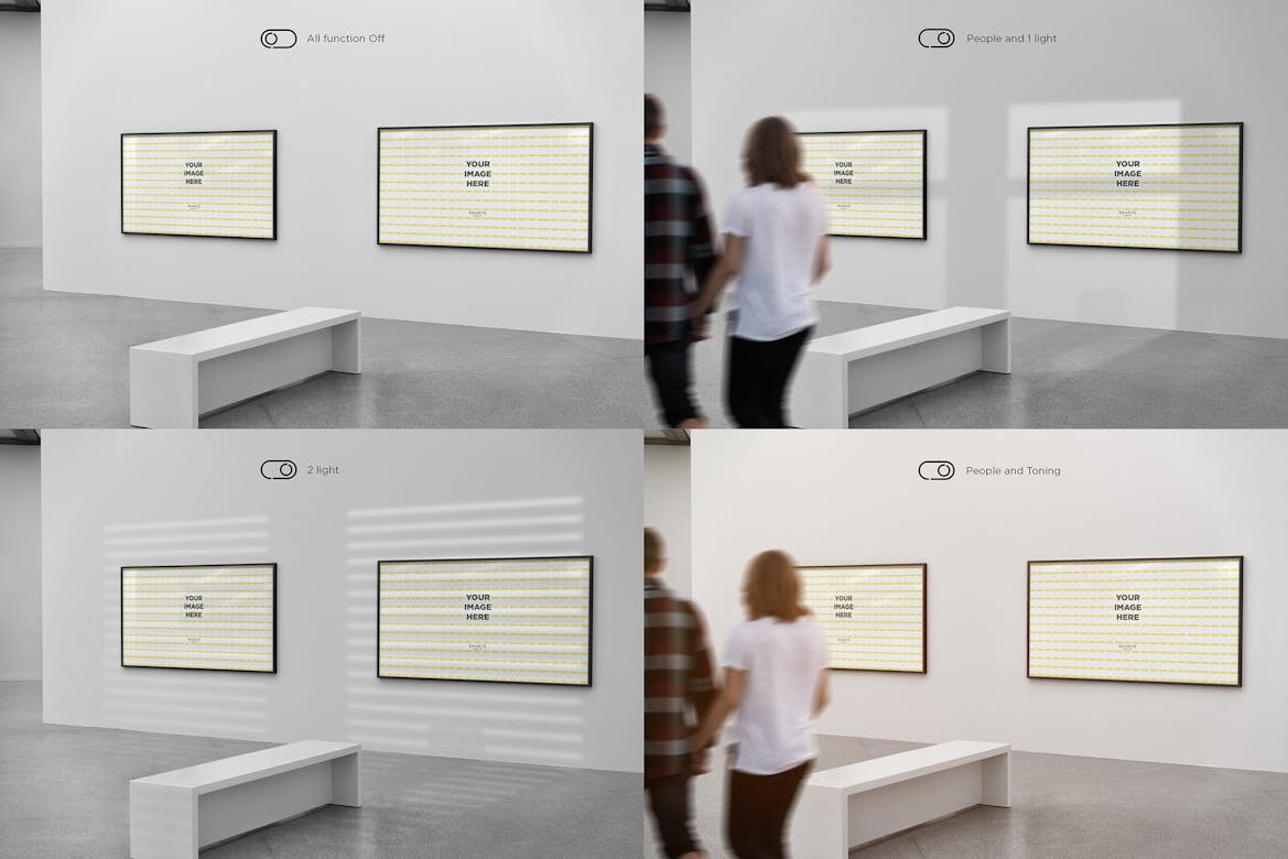 Art Gallery MockUp / Poster | Premium & Free PSD Mockup Store