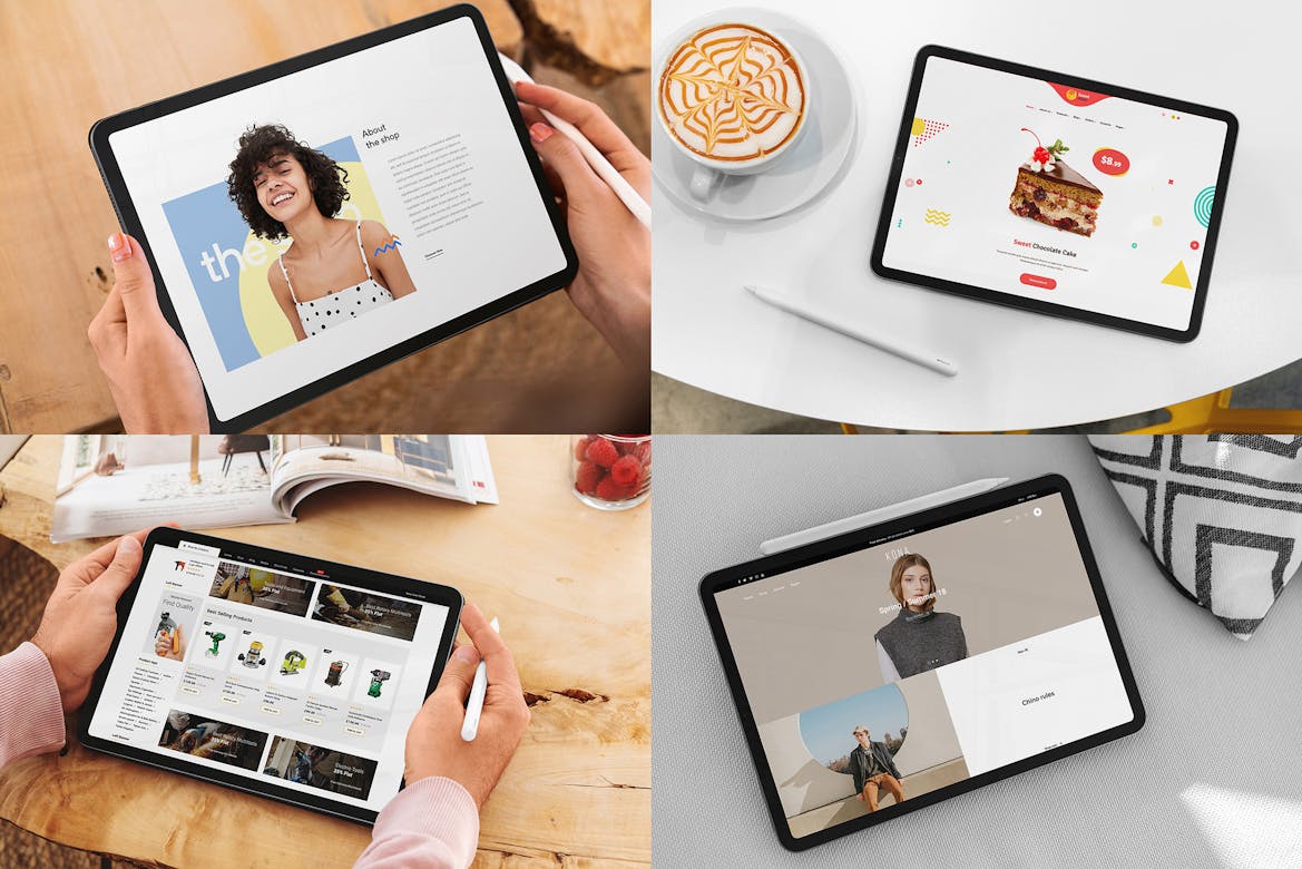 iPad Pro Responsive Mock-Up | Premium & Free PSD Mockup Store