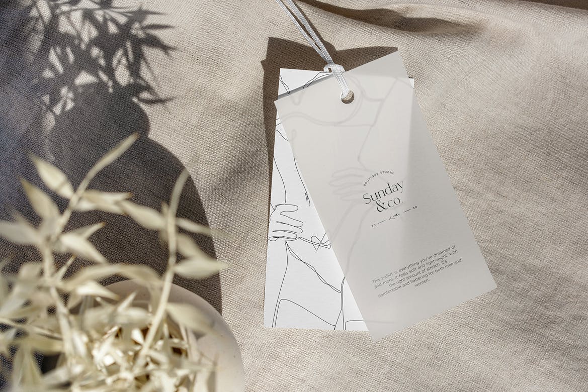 Hang Tag Mock-Up Set | Premium & Free PSD Mockup Store