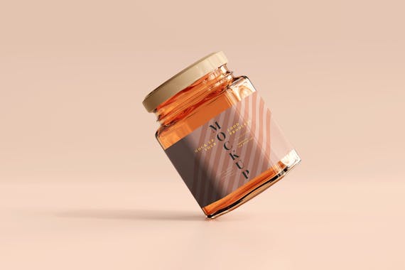 Amber Jars Mockup Collection | Premium & Free PSD Mockup Store