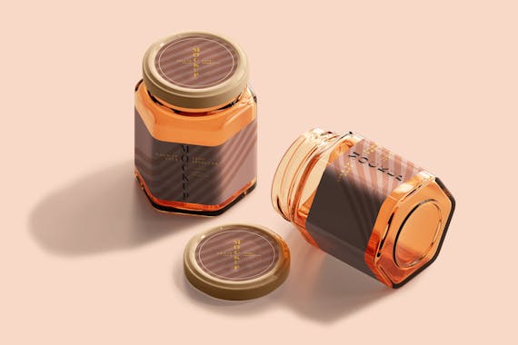 Amber Jars Mockup Collection | Premium & Free PSD Mockup Store