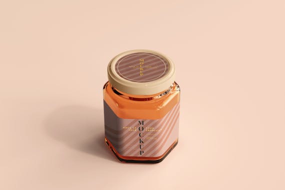 Amber Jars Mockup Collection | Premium & Free PSD Mockup Store
