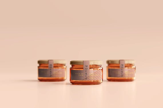 Amber Jars Mockup Collection | Premium & Free PSD Mockup Store