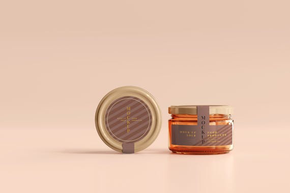 Amber Jars Mockup Collection | Premium & Free PSD Mockup Store
