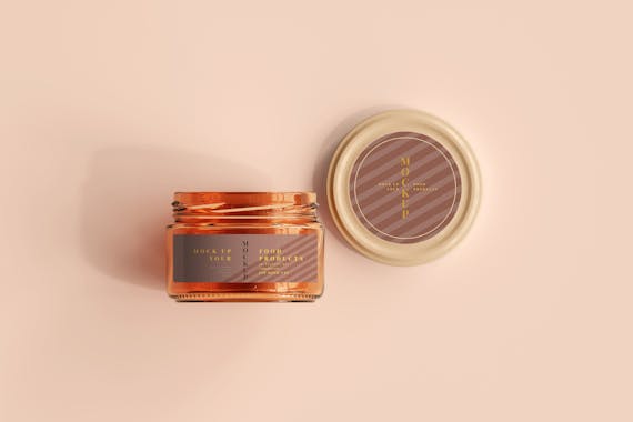 Amber Jars Mockup Collection | Premium & Free PSD Mockup Store