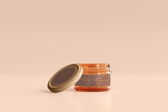 Amber Jars Mockup Collection | Premium & Free PSD Mockup Store