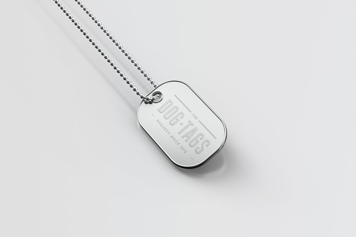 Dog Tags mock up | Premium & Free PSD Mockup Store