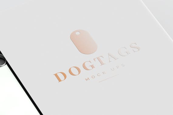 Dog Tags mock up | Premium & Free PSD Mockup Store