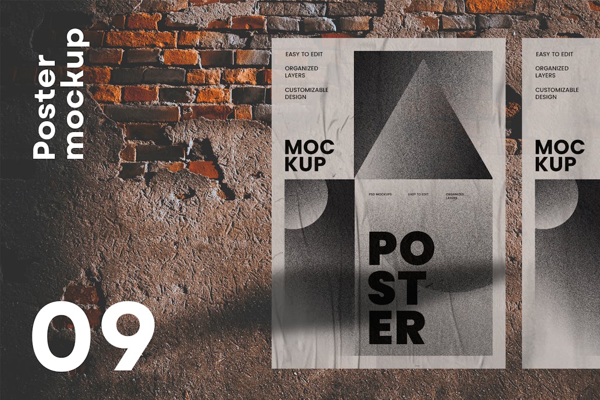 Poster Mockup Set | Premium & Free PSD Mockup Store