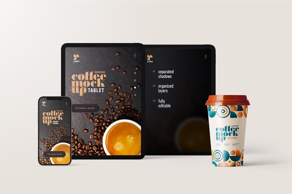 Coffee Branding Mockup Bundle | Premium & Free PSD Mockup Store