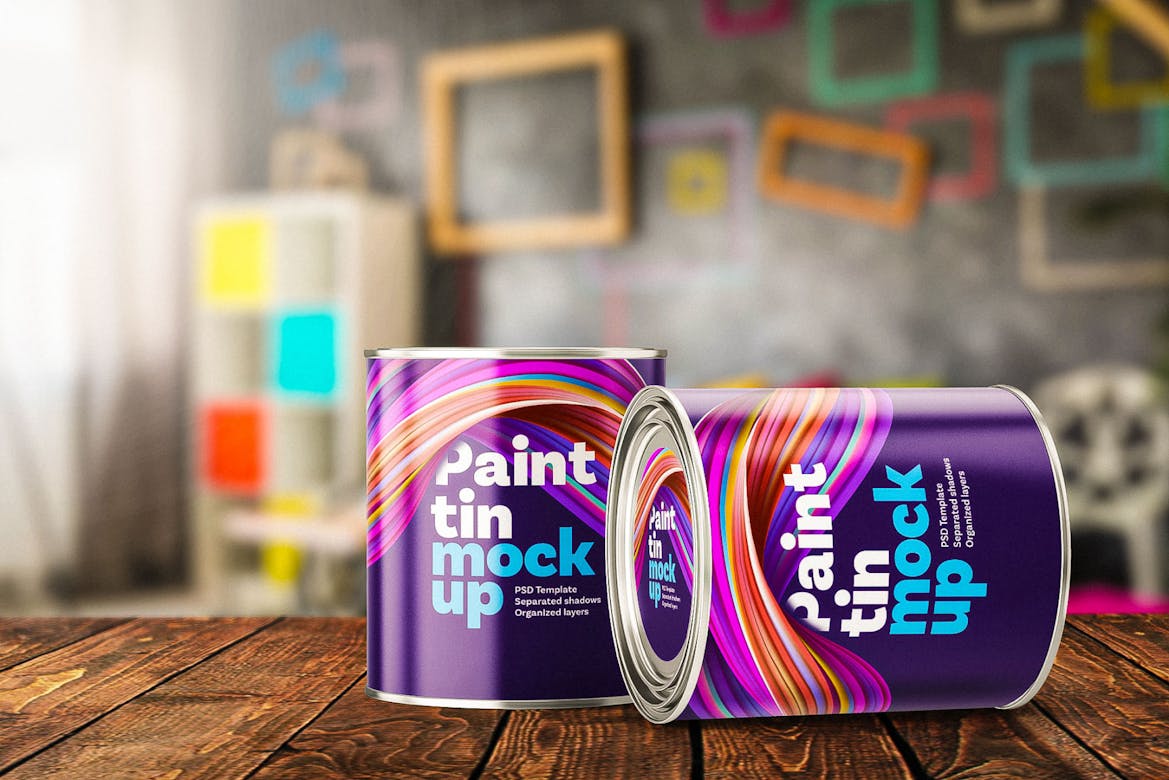 Paint Bucket Mockup Set | Premium & Free PSD Mockup Store