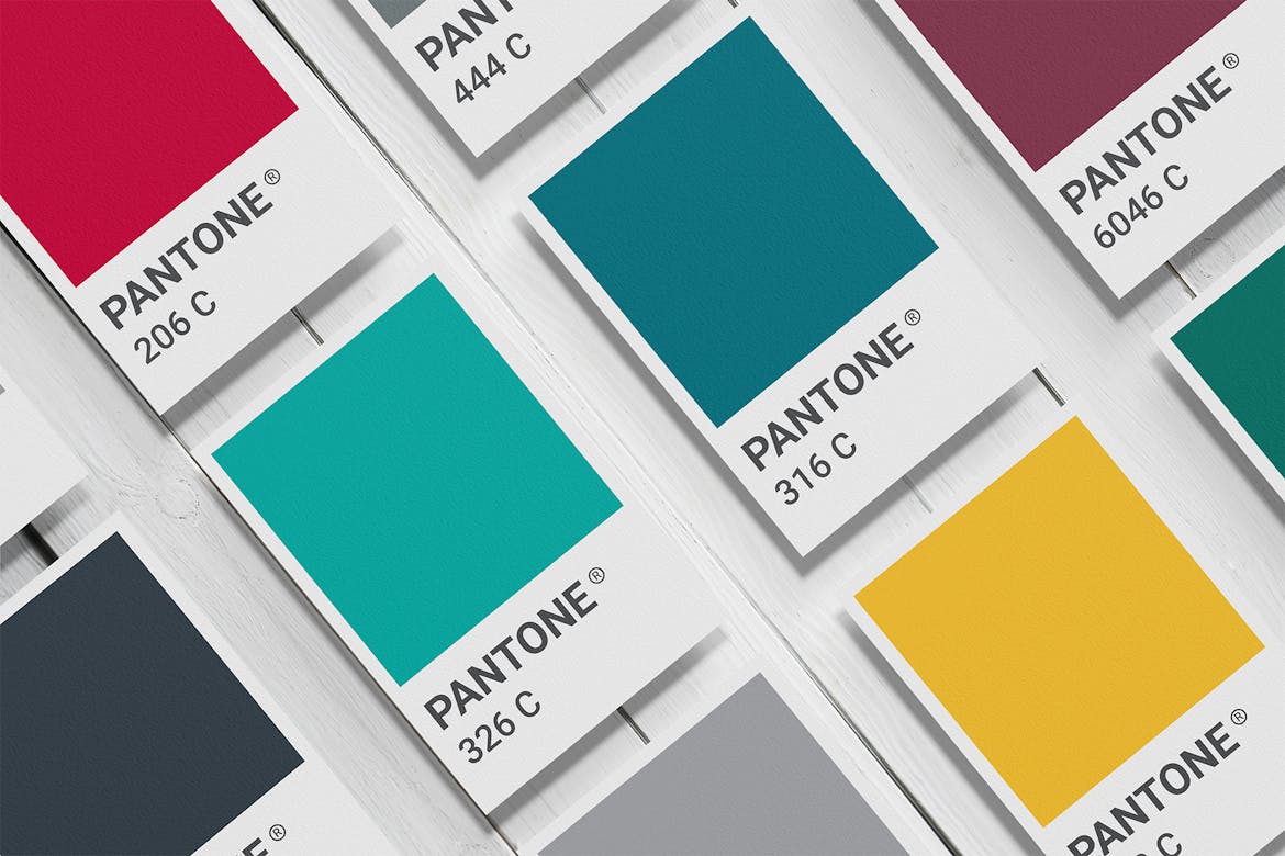 Pantone Card Mock-up | Premium & Free PSD Mockup Store