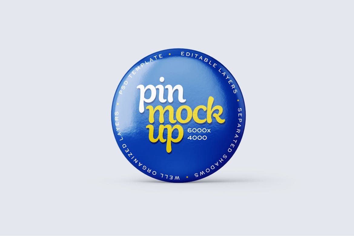 Pin Button Mockup Set | Premium & Free PSD Mockup Store