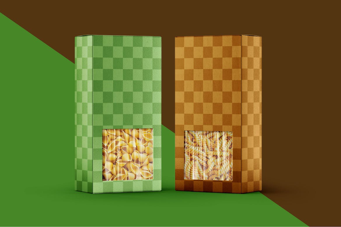 Pasta Box Packaging Mockup Set | Premium & Free PSD Mockup Store