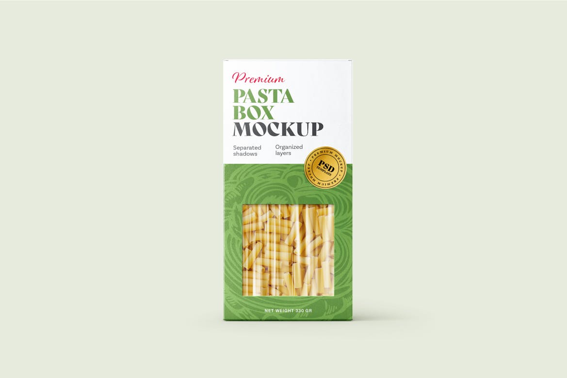 Pasta Box Packaging Mockup Set | Premium & Free PSD Mockup Store