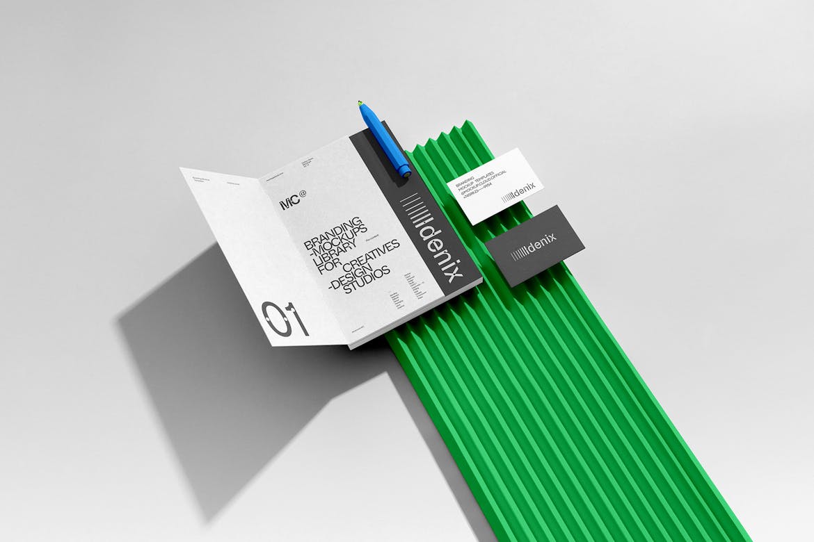 Idenix Free Stationery Branding Mockup | Premium & Free PSD Mockup Store