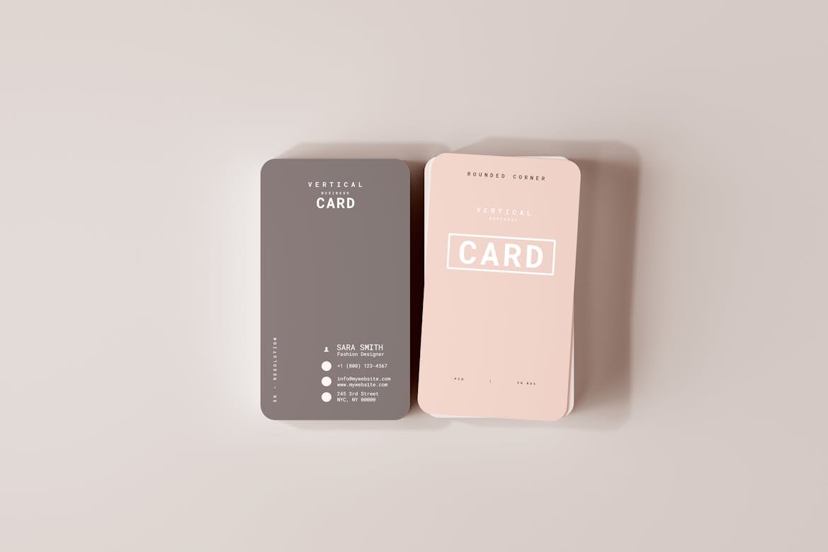 Vertical Business Card Mockups | Premium & Free PSD Mockup Store