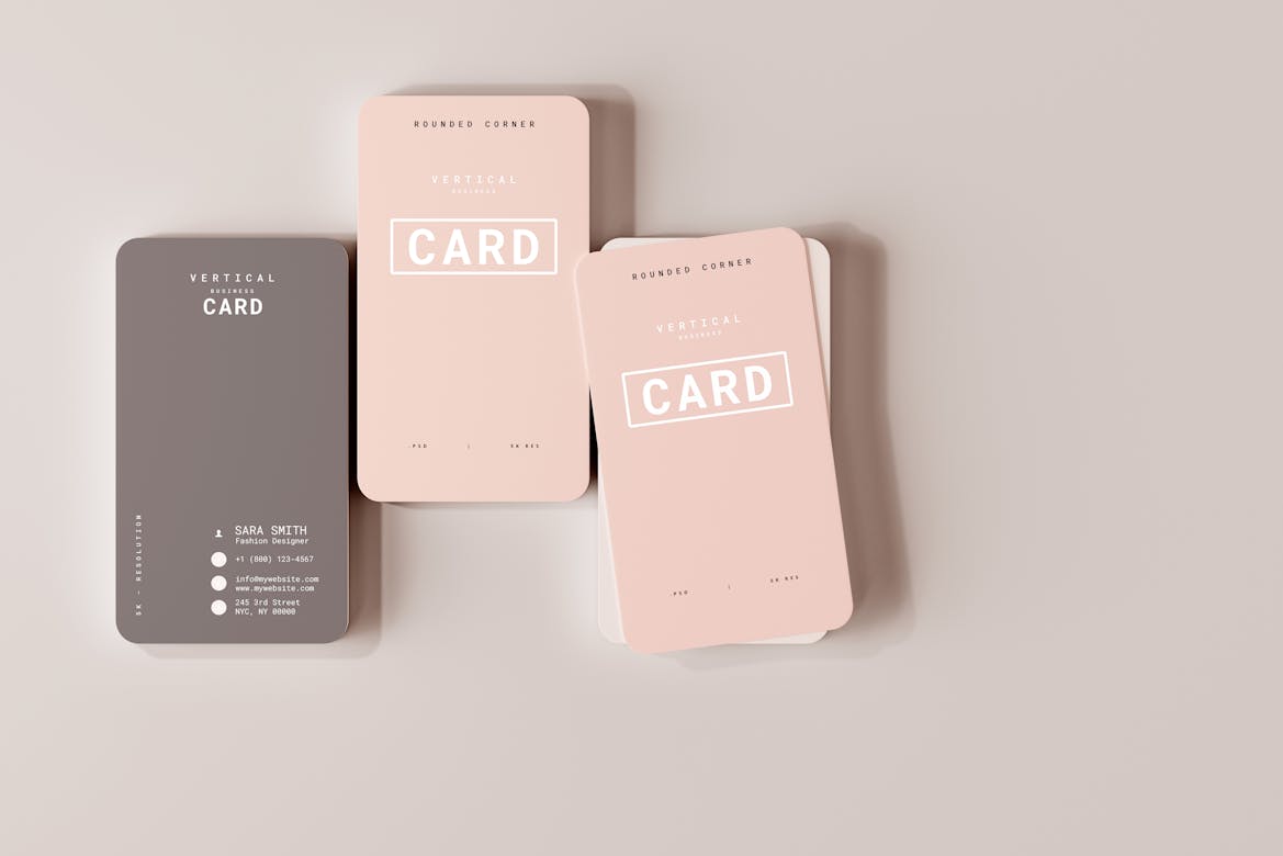 Vertical Business Card Mockups | Premium & Free PSD Mockup Store