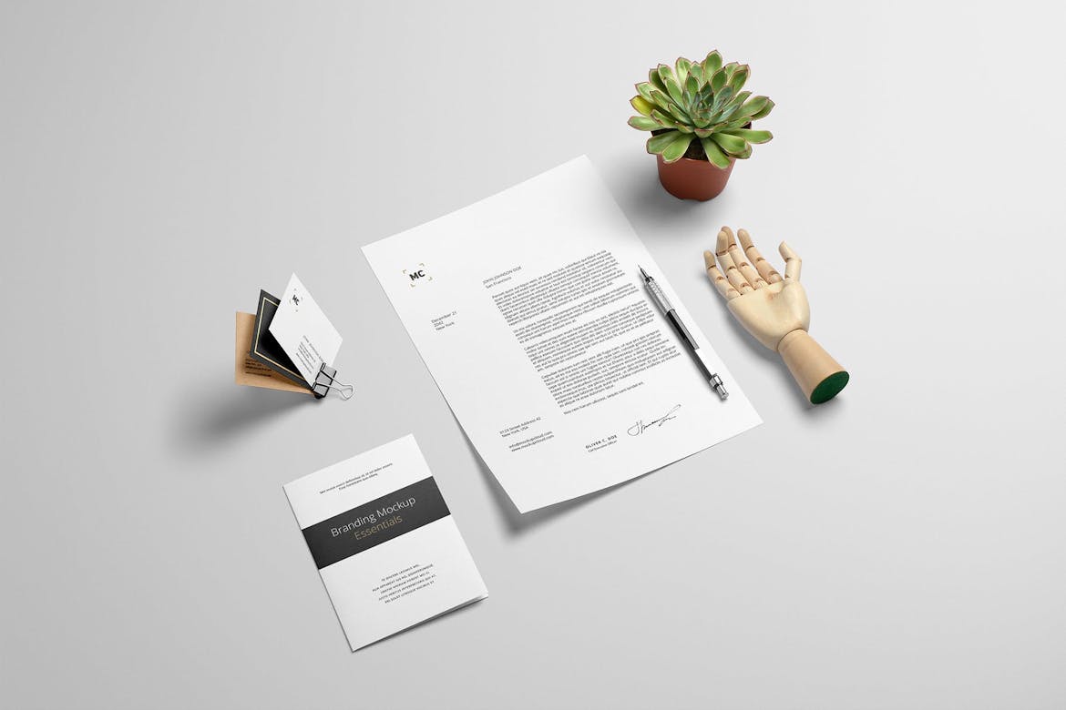 Branding Mockup Essentials Scene 24 | Premium & Free PSD Mockup Store