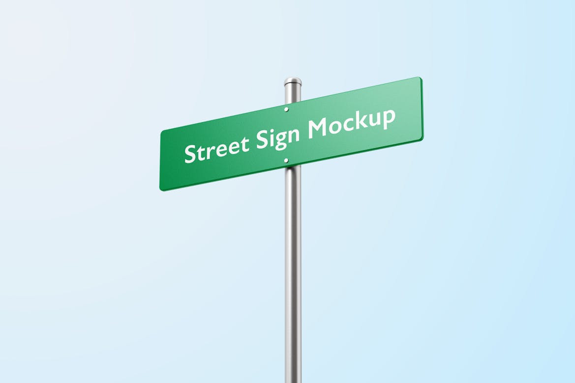 Street Direction Sign Mockup Set | Premium & Free PSD Mockup Store