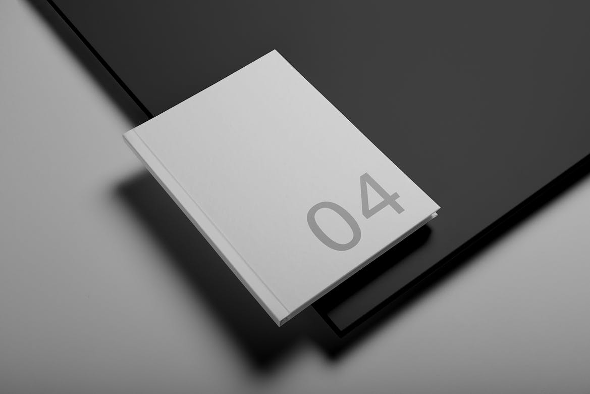 Brochure A4 Hard Cover Mockup Scene 04 | Premium & Free PSD Mockup Store