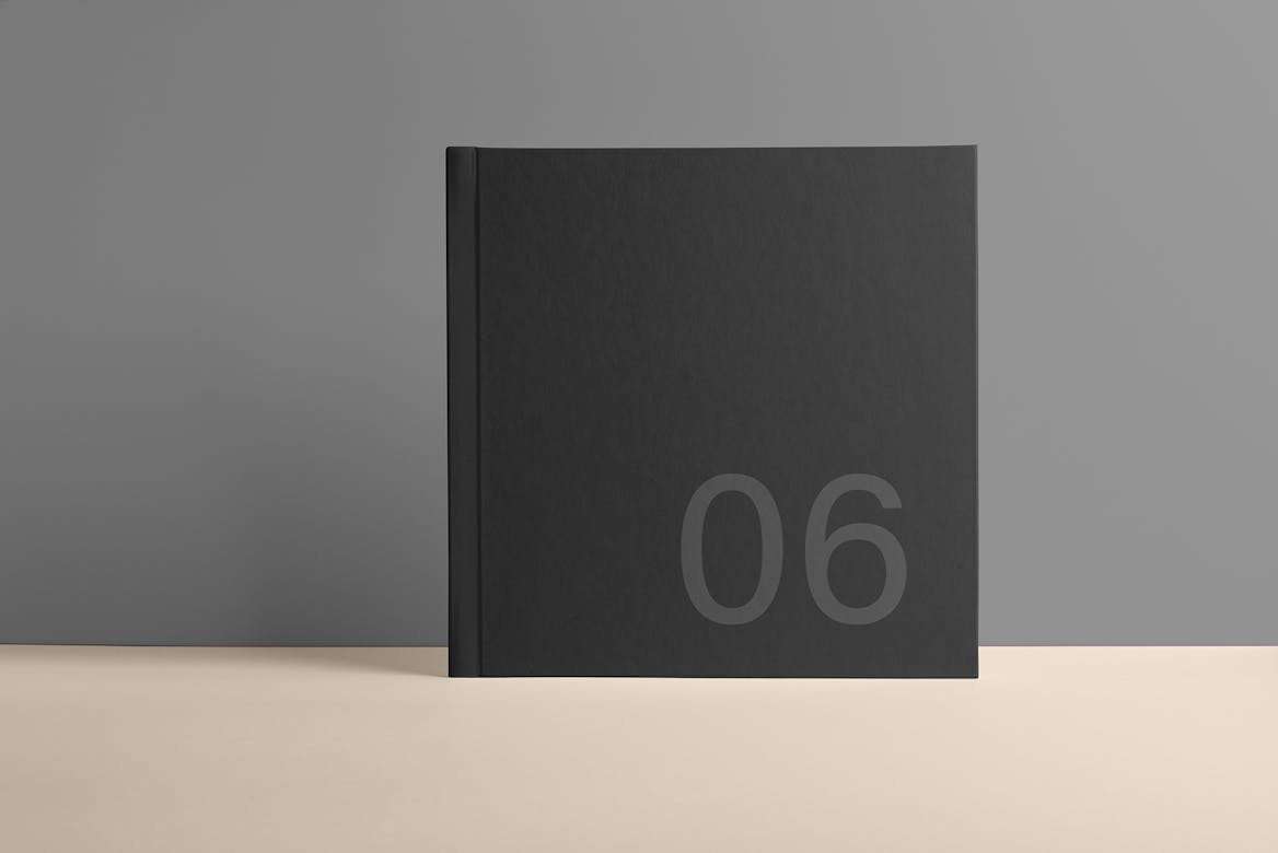 Square Hard Cover Brochure Mockup Scene 06 | Premium & Free PSD Mockup ...