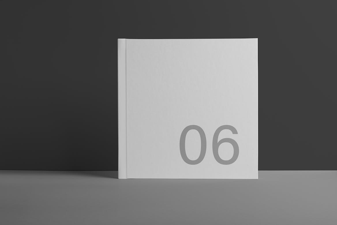 Square Hard Cover Brochure Mockup Scene 06 | Premium & Free PSD Mockup ...