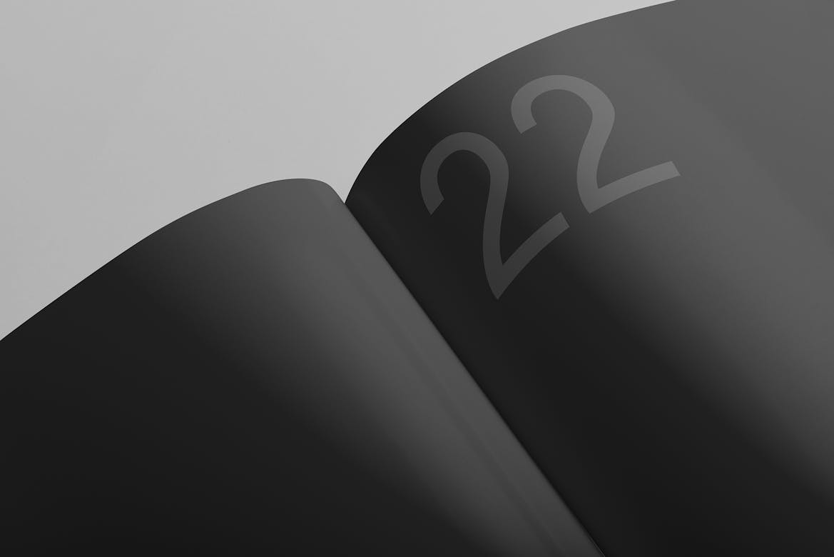 Brochure A4 Spread Closeup Mockup Scene 22 | Premium & Free PSD Mockup ...