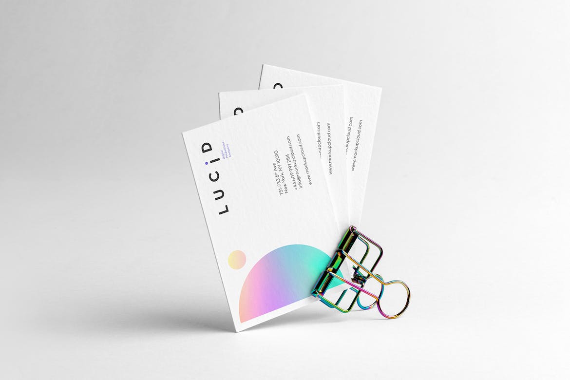 Lucid Business Cards Branding Mockup Scene 12 | Premium & Free PSD ...