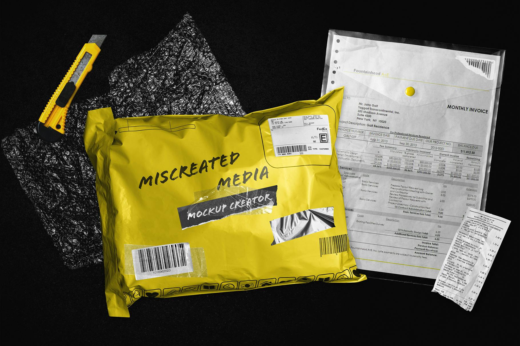 Paper Bag Front View Mockup Scene | Premium & Free PSD Mockup Store