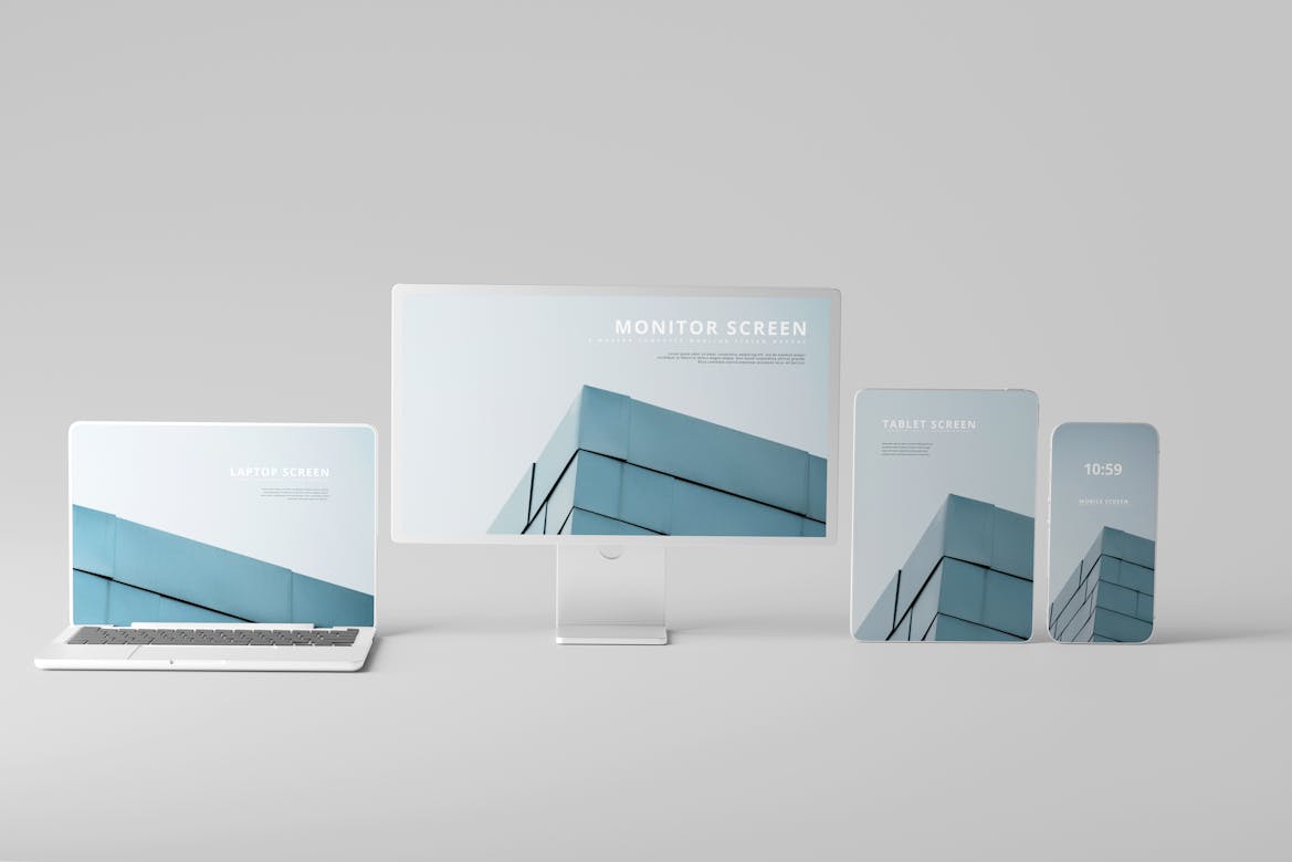 Modern Display / Screen Mockups | Premium & Free PSD Mockup Store