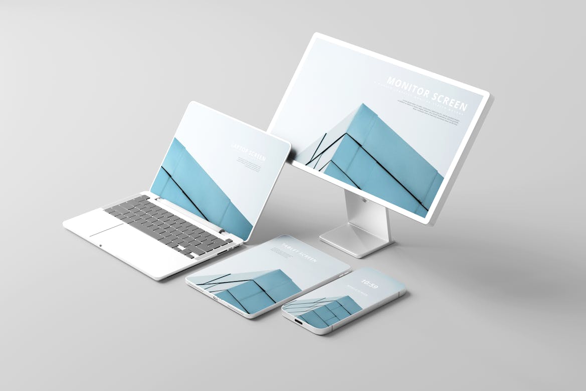 Modern Display / Screen Mockups | Premium & Free PSD Mockup Store