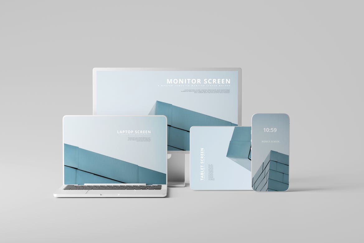 Modern Display / Screen Mockups | Premium & Free PSD Mockup Store