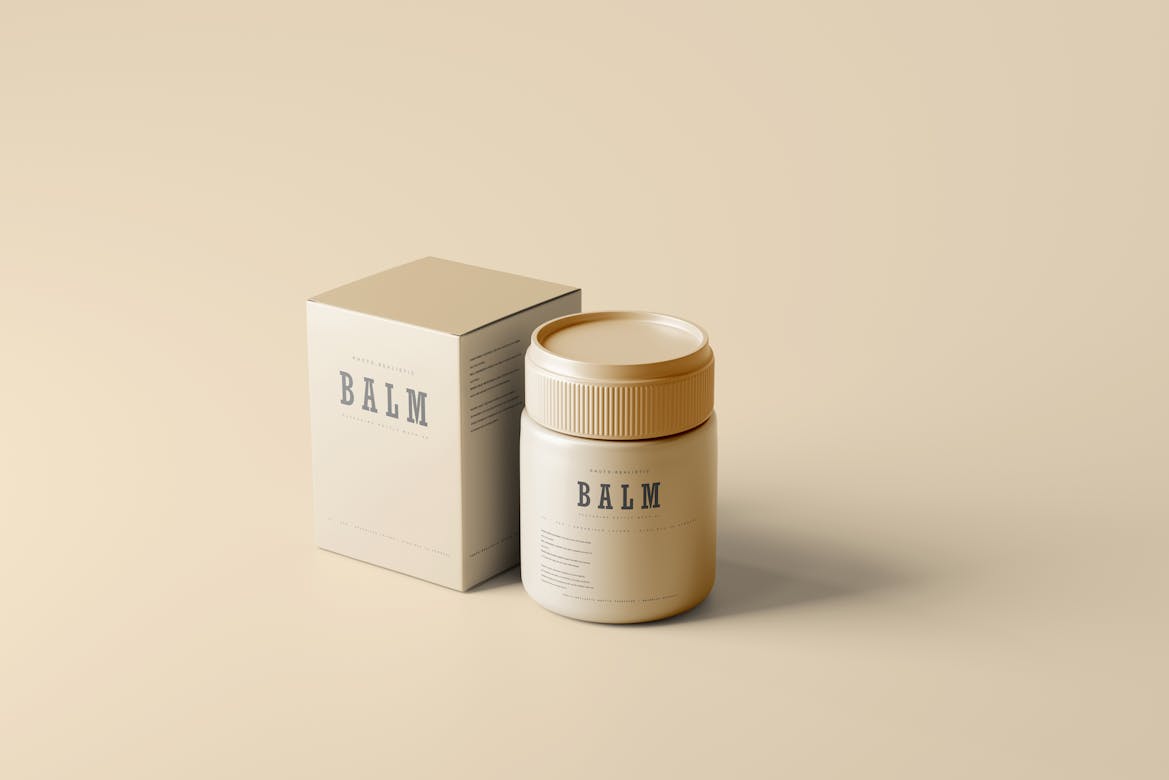 Ointment Balm Bottle Mockup | Premium & Free PSD Mockup Store