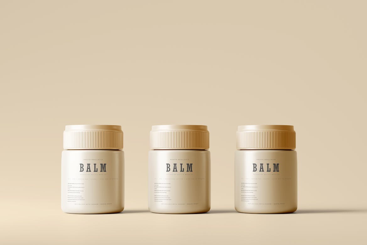 Ointment Balm Bottle Mockup | Premium & Free PSD Mockup Store