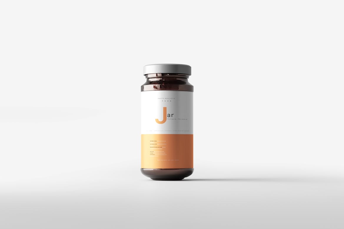 Amber Jar Mockup | Premium & Free PSD Mockup Store