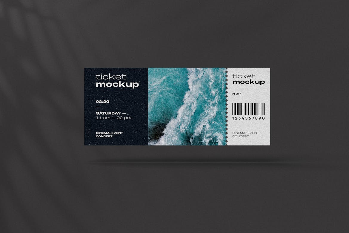 Event Ticket Mockup | Premium & Free PSD Mockup Store