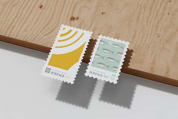 Postage stamps Mock up | Premium & Free PSD Mockup Store