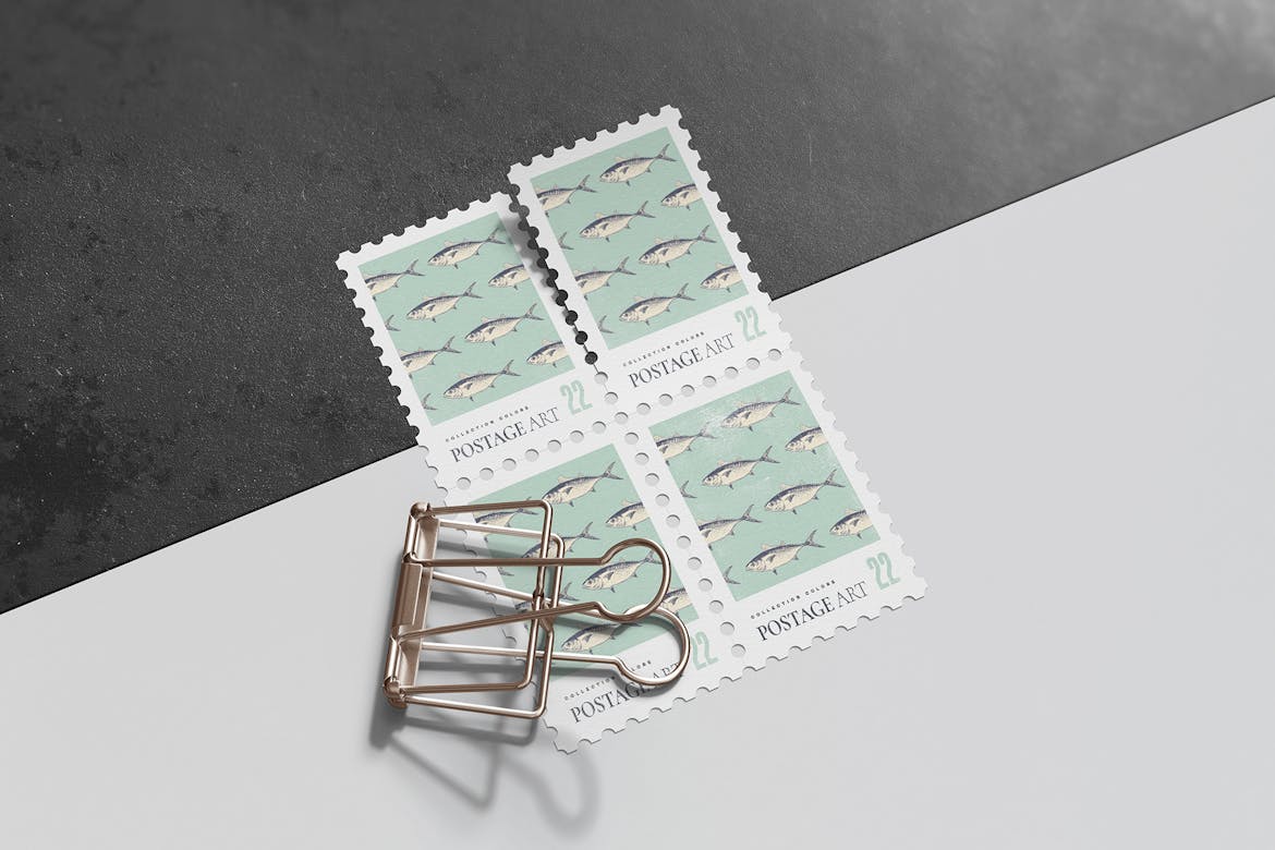 Postage stamps Mock up | Premium & Free PSD Mockup Store