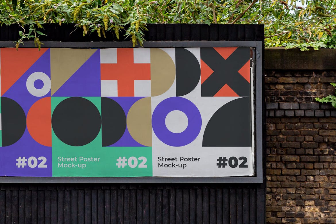 Street Poster #02 - PSD Mockup | Premium & Free PSD Mockup Store