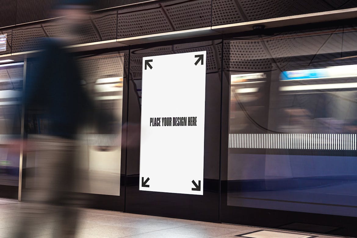 Street Poster #04 - PSD Mockup | Premium & Free PSD Mockup Store