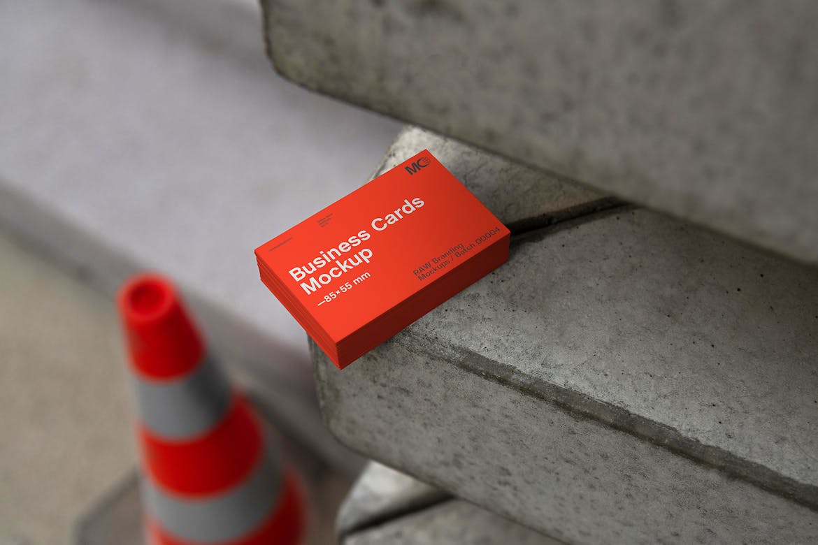 Business Cards Mockup Scene Raw-04-02 | Premium & Free PSD Mockup Store