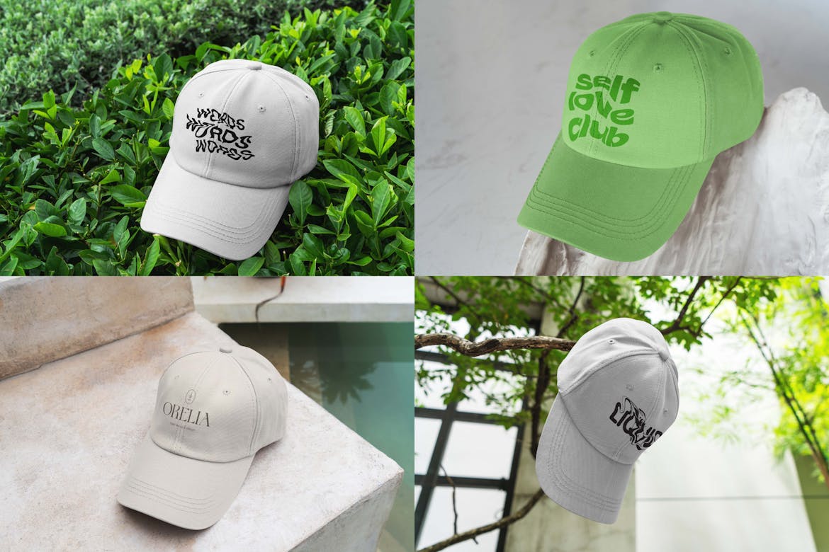 Baseball Cap Mockups Set | Premium & Free PSD Mockup Store