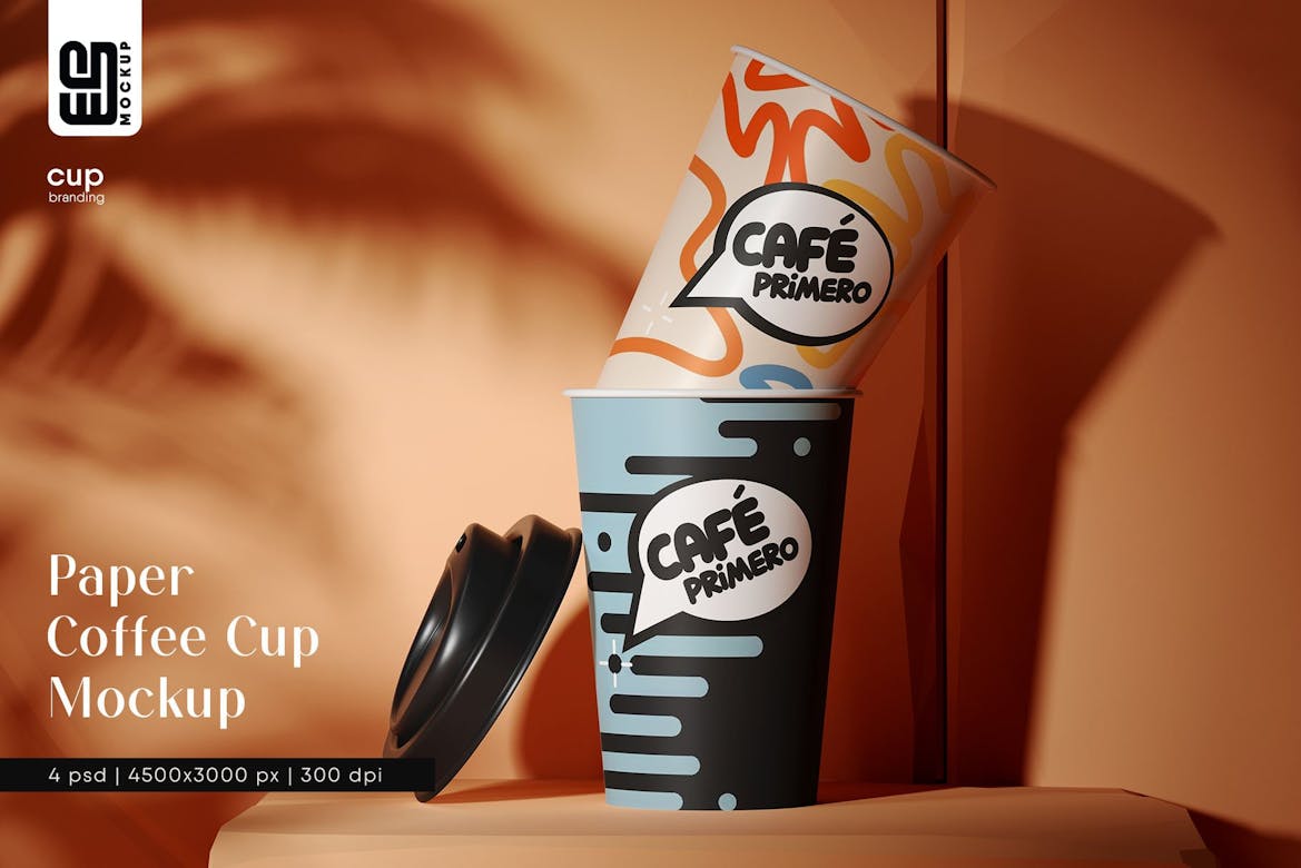 Paper Coffee Cup Mockup | Premium & Free PSD Mockup Store