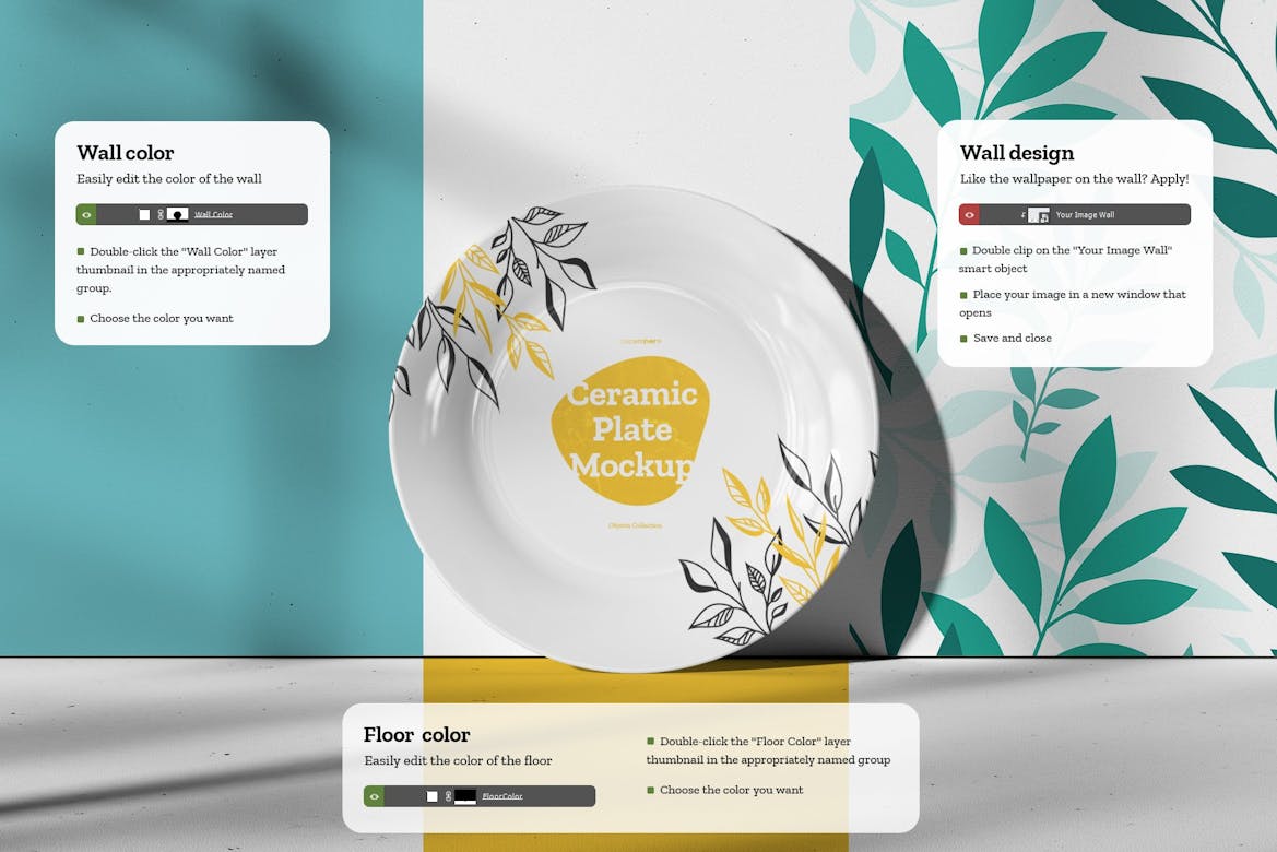 Ceramic Plates Mockups | Premium & Free PSD Mockup Store