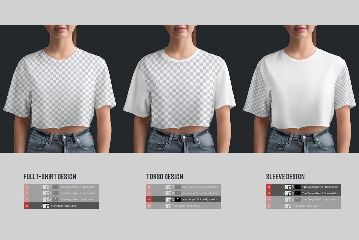 Crop Top Woman T Shirt Mockups Premium And Free Psd Mockup Store