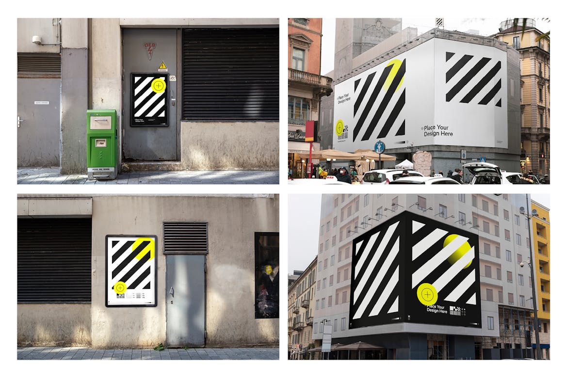 Urban Poster Mockup Bundle 01 | Premium & Free PSD Mockup Store