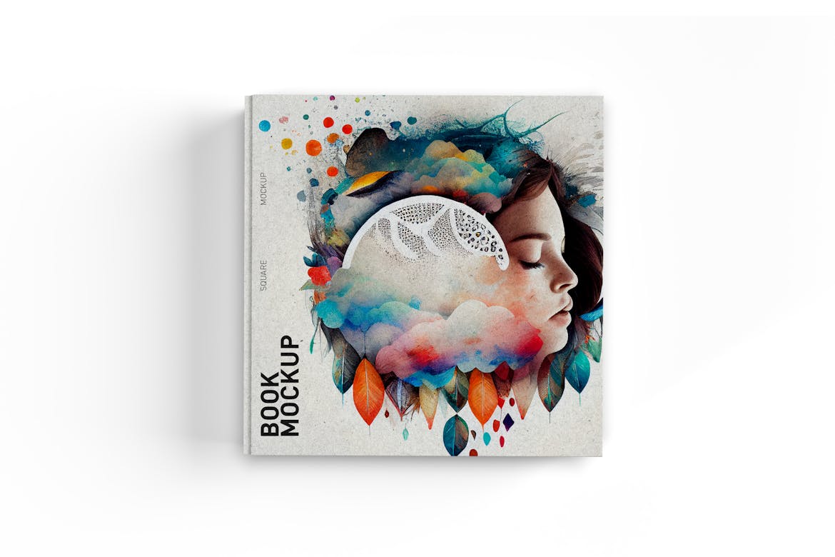 Square Book Cover Mockup Design | Premium & Free PSD Mockup Store