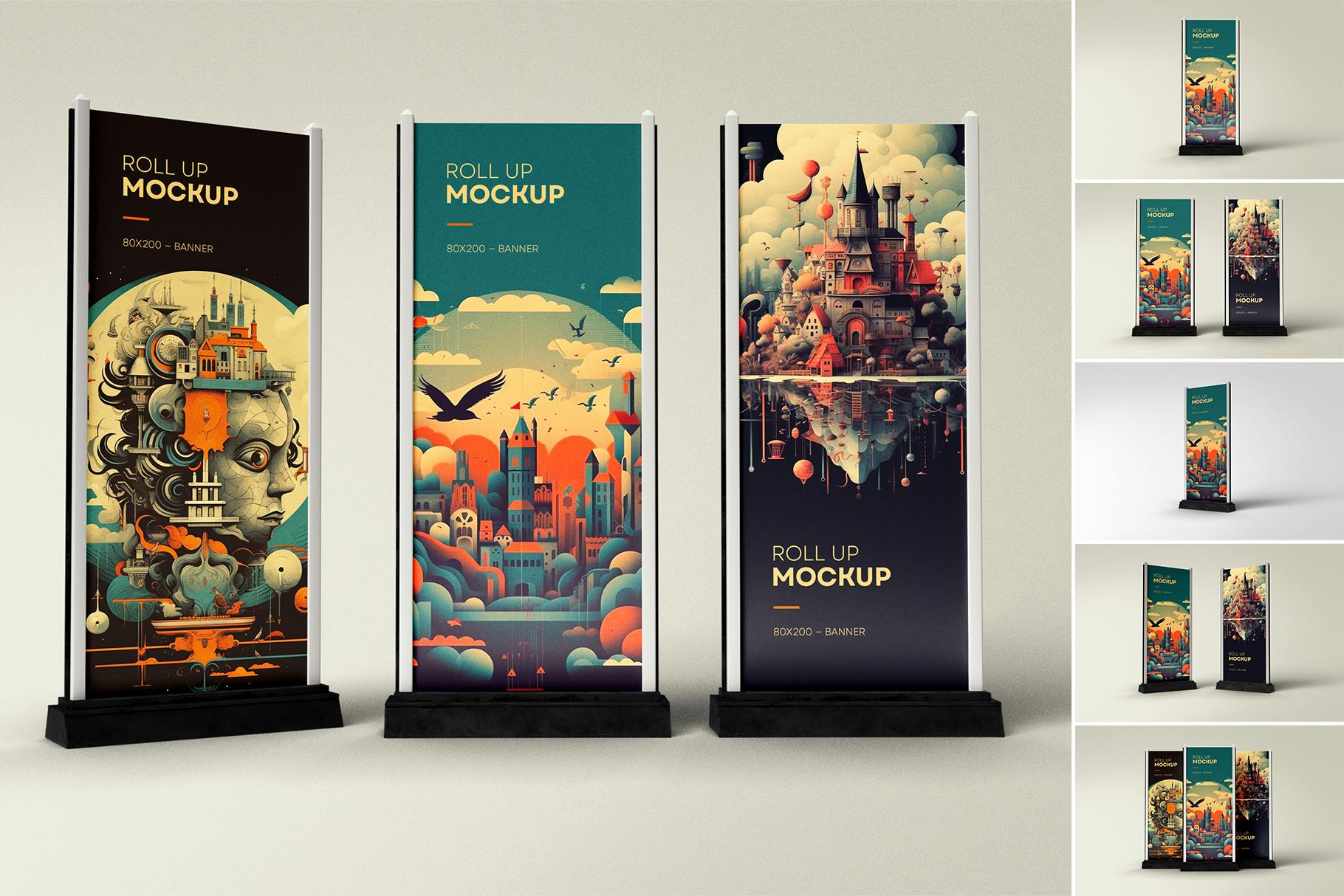 Horizontal Hard Cover Brochure Mockup Scene 01 | Premium & Free PSD ...